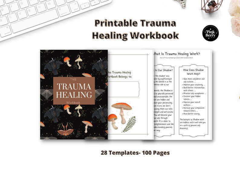 Trauma Healing Printable Workbook+printable Journal | 100 Pages | 28 ...