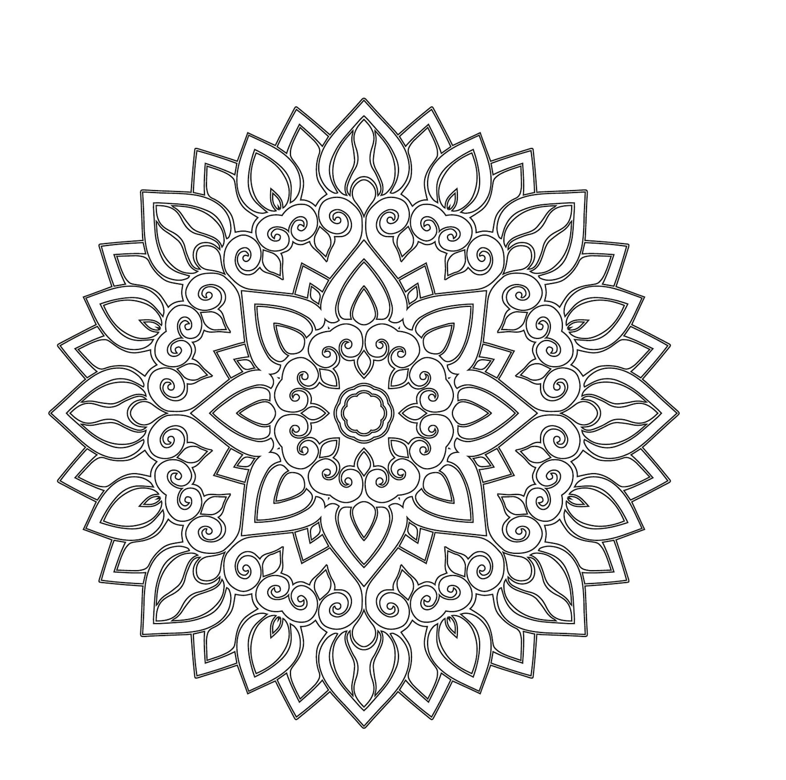 Mindfulness Colouring Pages Mandalas 50 Beautiful Designs | Etsy
