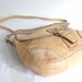 Coach Poppy Whipstitch 19004 Varchetto Tan Leather Bag Braided Strap ...