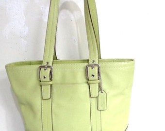 Lime Green Coach Bag - Etsy