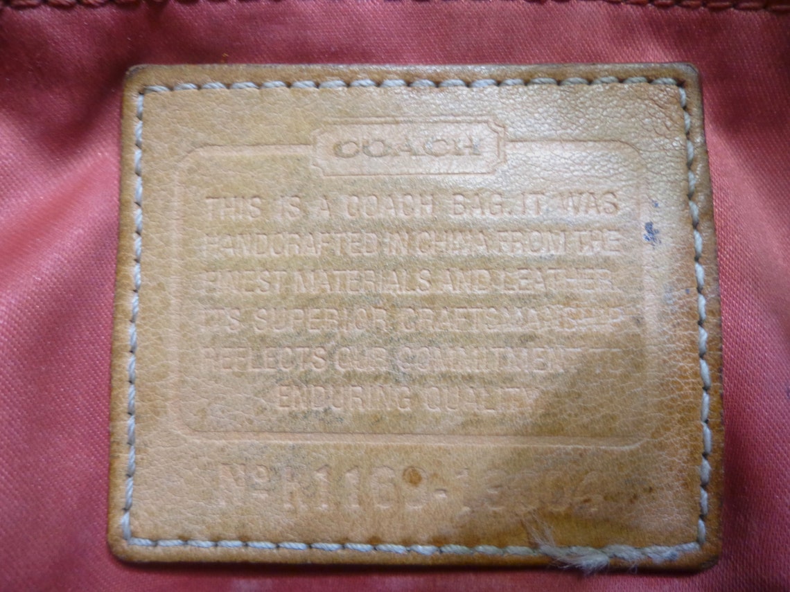 Coach Poppy Whipstitch 19004 Varchetto Tan Leather Bag Braided Strap ...