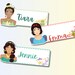 Classroom Princess Name Tags, Elementary School Labels, Cute Book ...