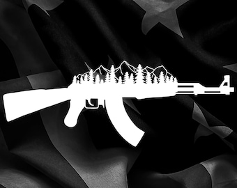 Ak 47 Vinyl Decal - Etsy