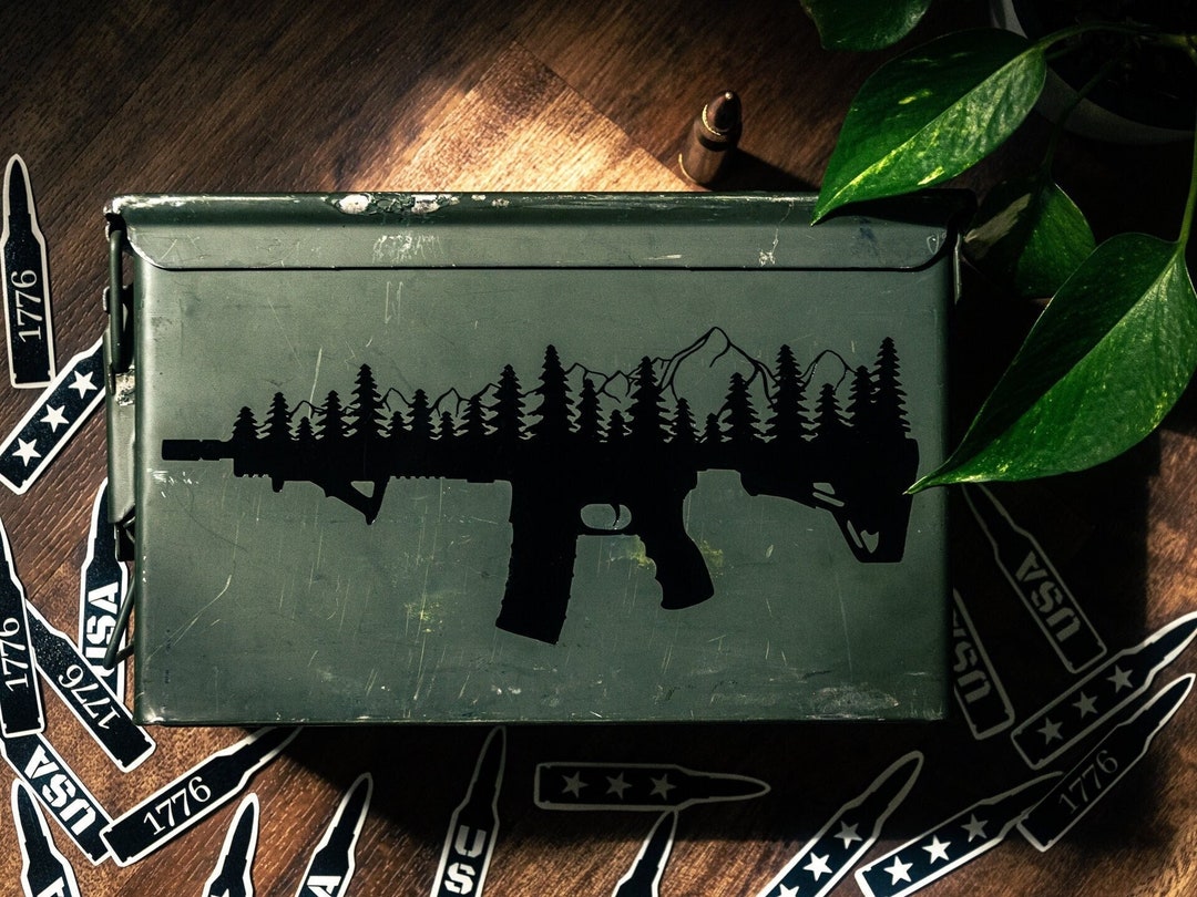 AR-15 | Aiming for the Mountains | Vinyl Decal | Gun Stickers - Etsy