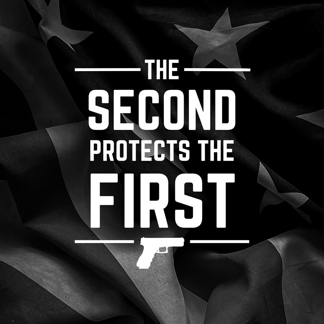 The Second Protects the First | Vinyl Decal | Gun Stickers - Etsy