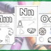 A-Z Coloring Pages With Practice Writing - Etsy
