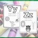 A-Z Coloring Pages With Practice Writing - Etsy