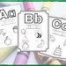 A-Z Coloring Pages With Practice Writing - Etsy