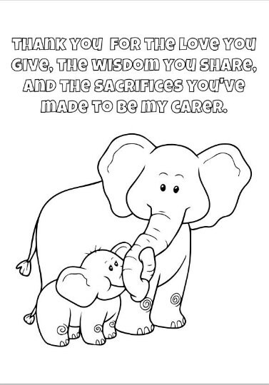 Carer's Day Colouring & Activity Book - Male Carer - Etsy