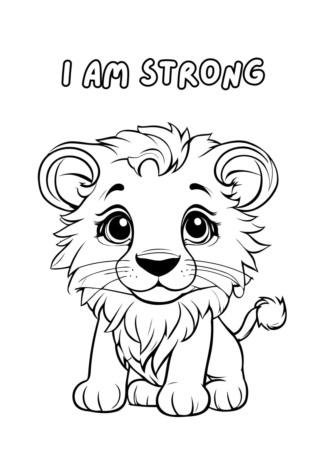 Positive Affirmations Colouring Pages for Kids | Printable Mindfulness ...
