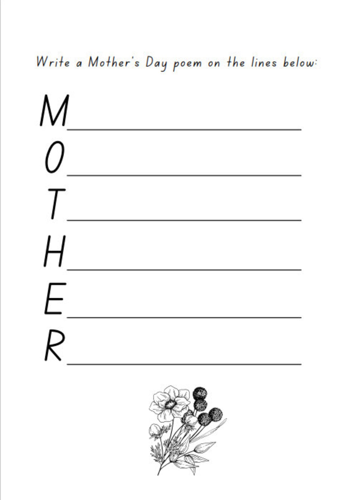 Mum - Mother's Day Colouring and Activity Book - Etsy
