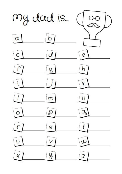 Father's Day Colouring & Activity Book - Etsy