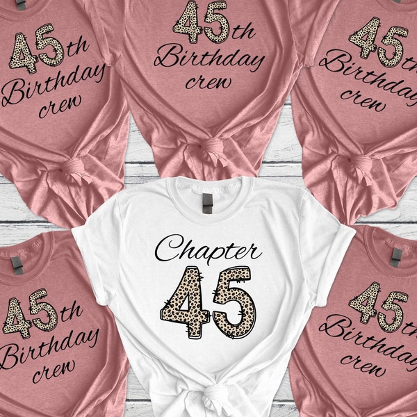 45th Birthday Shirt - Etsy