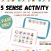 5 Senses Learning Printable PDF File 1 Page | Preschool Worksheet ...
