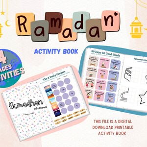 Ramadhan Activity Book | Arabic Islamic Learning | Ramadan Busy Book ...