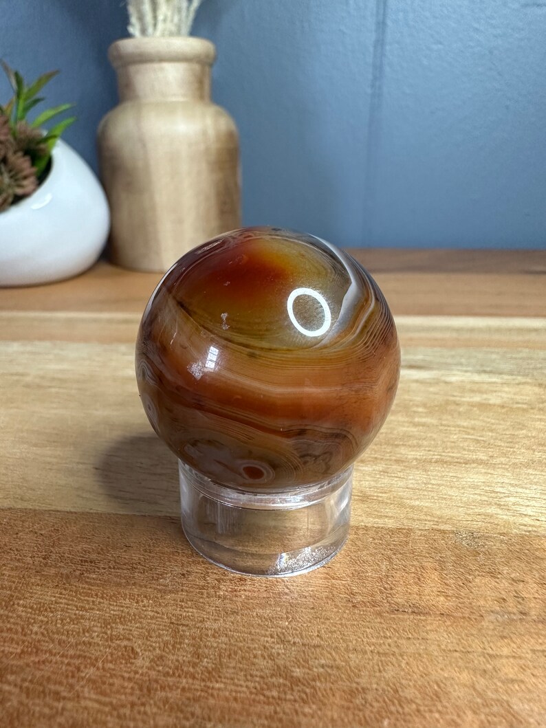 Banded Agate Sphere - Etsy