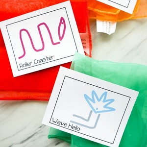 Dance Scarves Movement Cards for Singing Time PDF Printable - Etsy