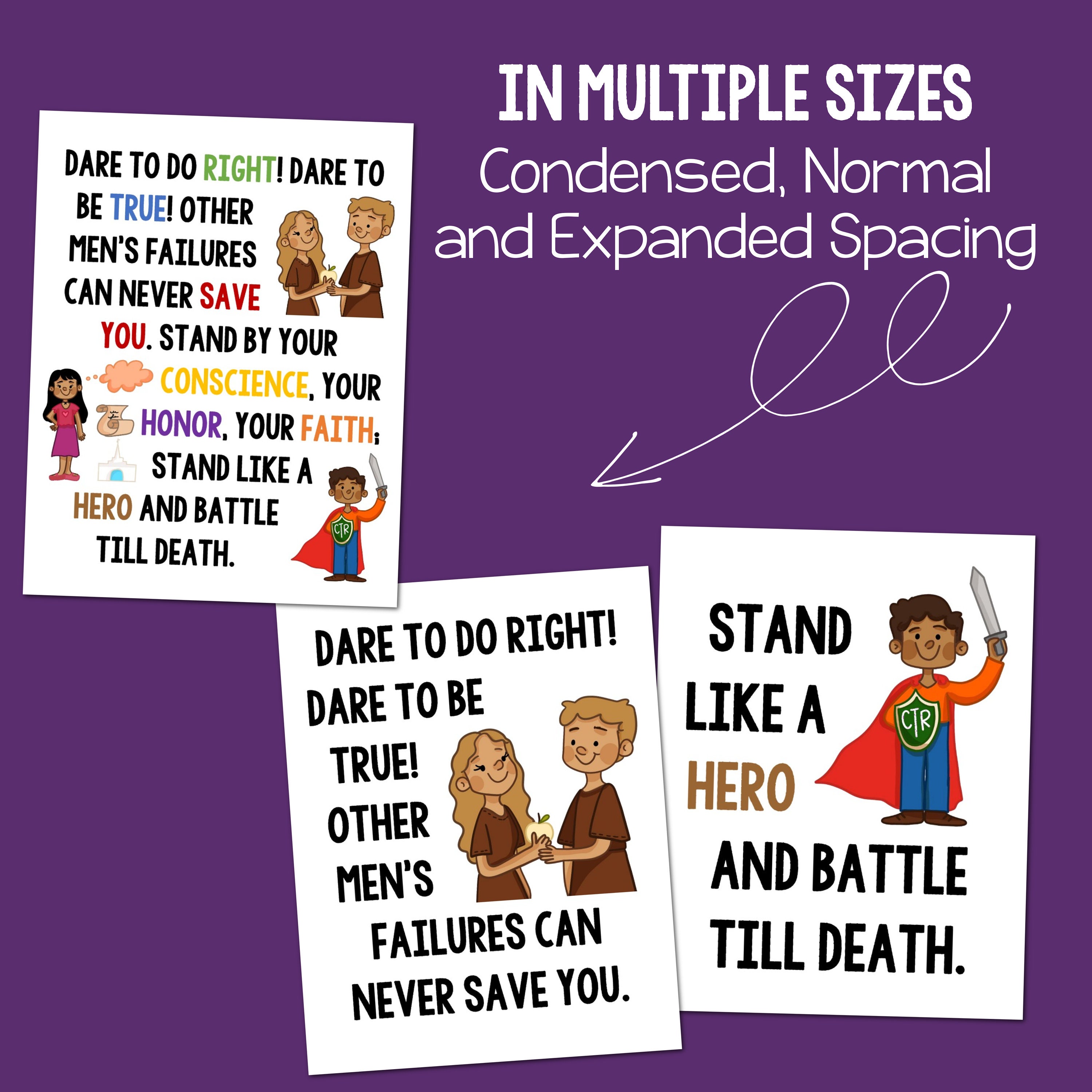 Dare to Do Right Flip Chart & Visual Aids Singing Time Slideshow ...