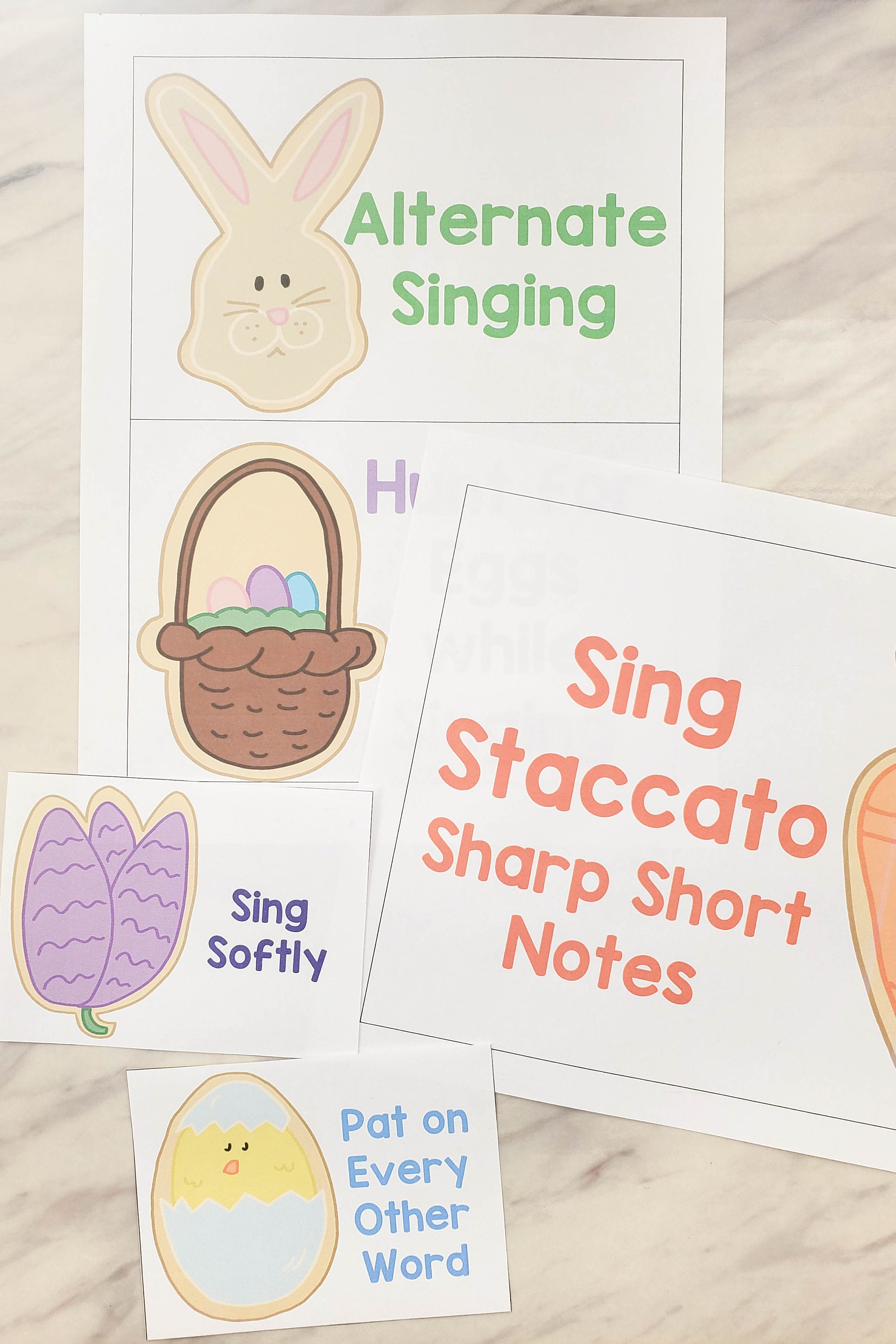 Easter Sugar Cookies Ways to Sing Singing Time Game LDS Primary Music ...