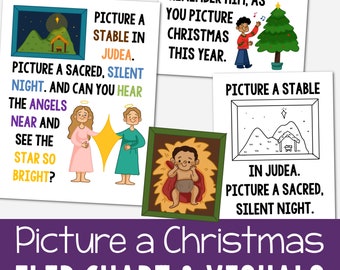 If I Were There Flip Chart Visual Aids Printable PDF Christmas Song ...