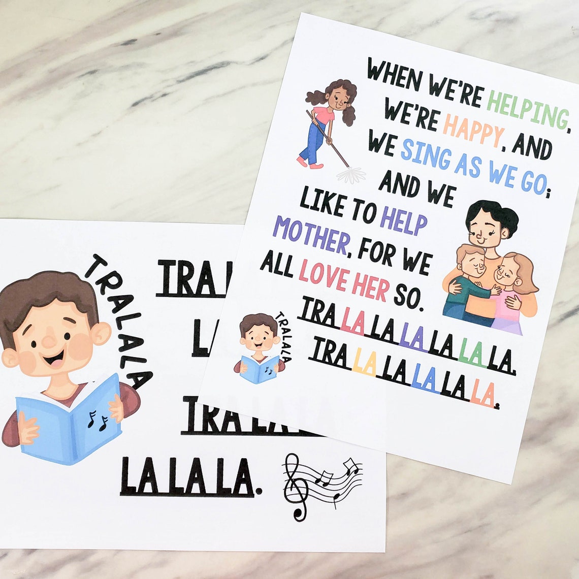 When We're Helping Singing Time Packet 7 Teaching Ideas & Flip Chart ...