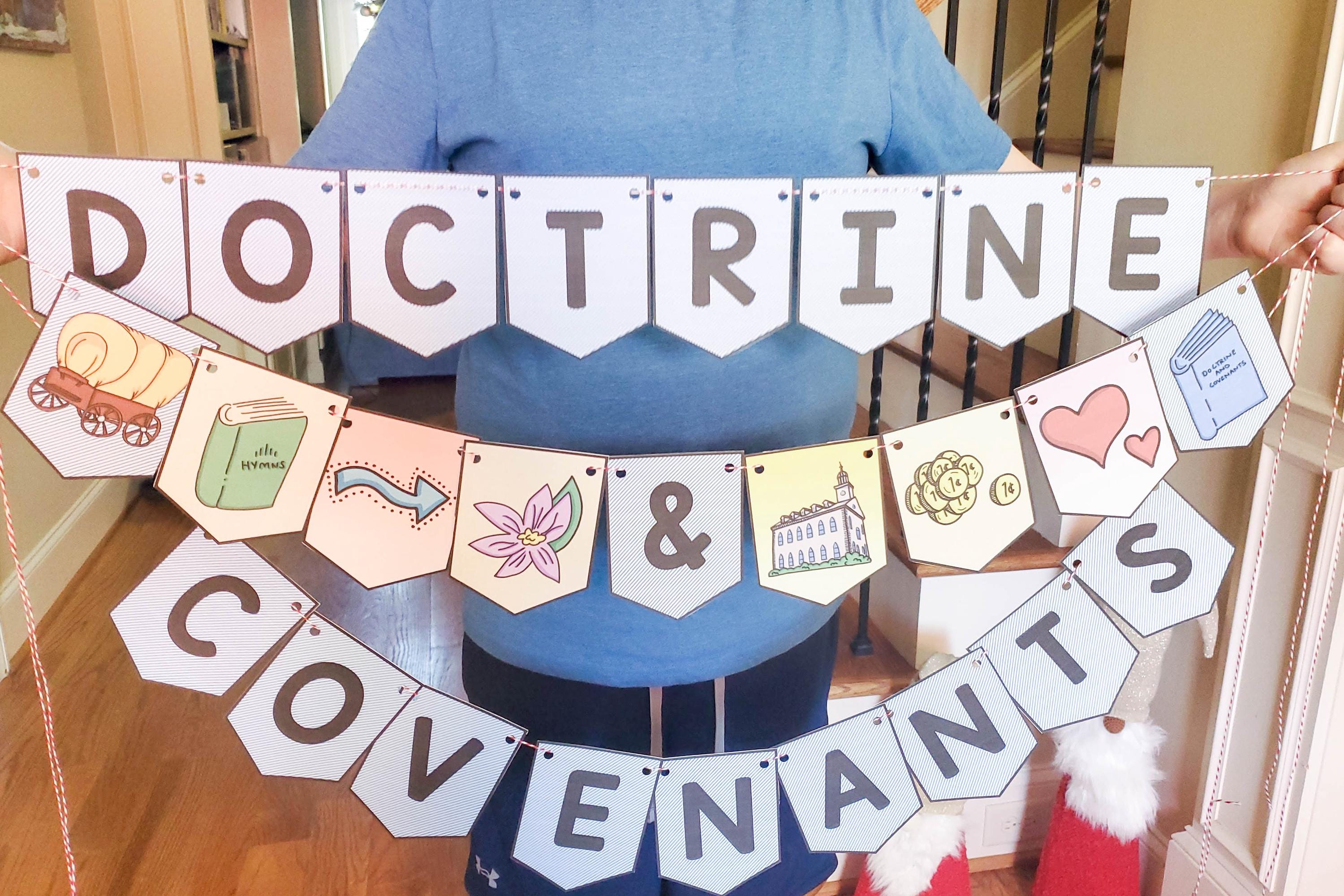 Doctrine and Covenants Symbols Banner Printable Bulletin Board Accents ...