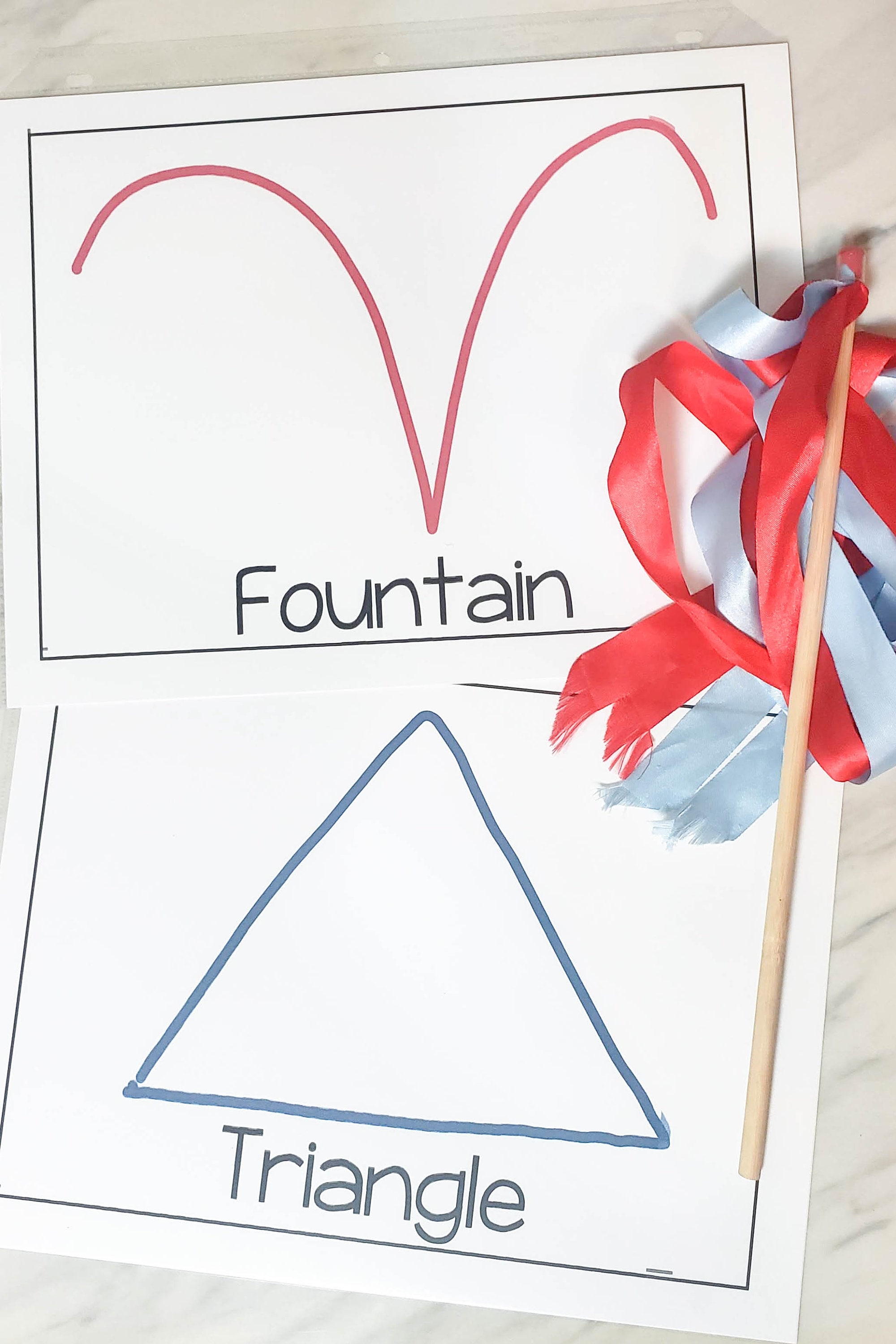 Ribbon Wand Action Cards for Singing Time PDF Printable Cards ...