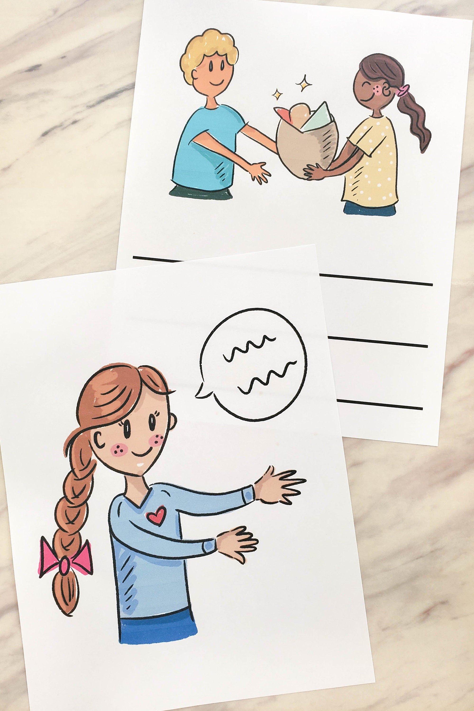 The Gift I'll Give Flip Chart Visual Aids Singing Time Primary Song ...