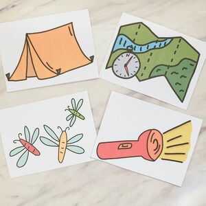 Camping Trip Review Game Summer or Father's Day Singing Time Ways to ...