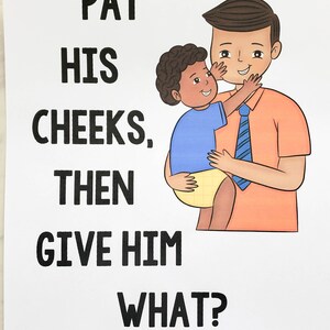 Daddy's Homecoming Flip Chart Visual Aids Singing Time Teach Father's ...