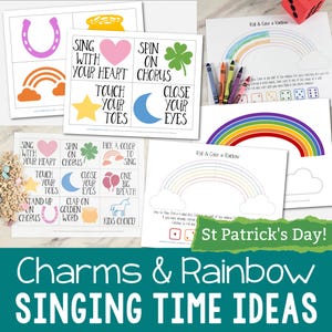 St Patrick's Day Lucky Charms & Roll a Rainbow Game | Singing Time Ways ...