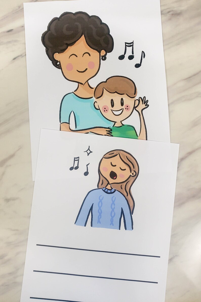 Mother I Love You Flip Chart Visual Aids Singing Time Helps Primary Song for Mother's Day ...