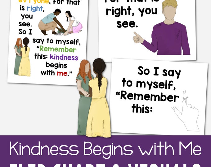 Kindness Begins With Me Flip Chart & Visual Aids Teach Come Follow Me ...