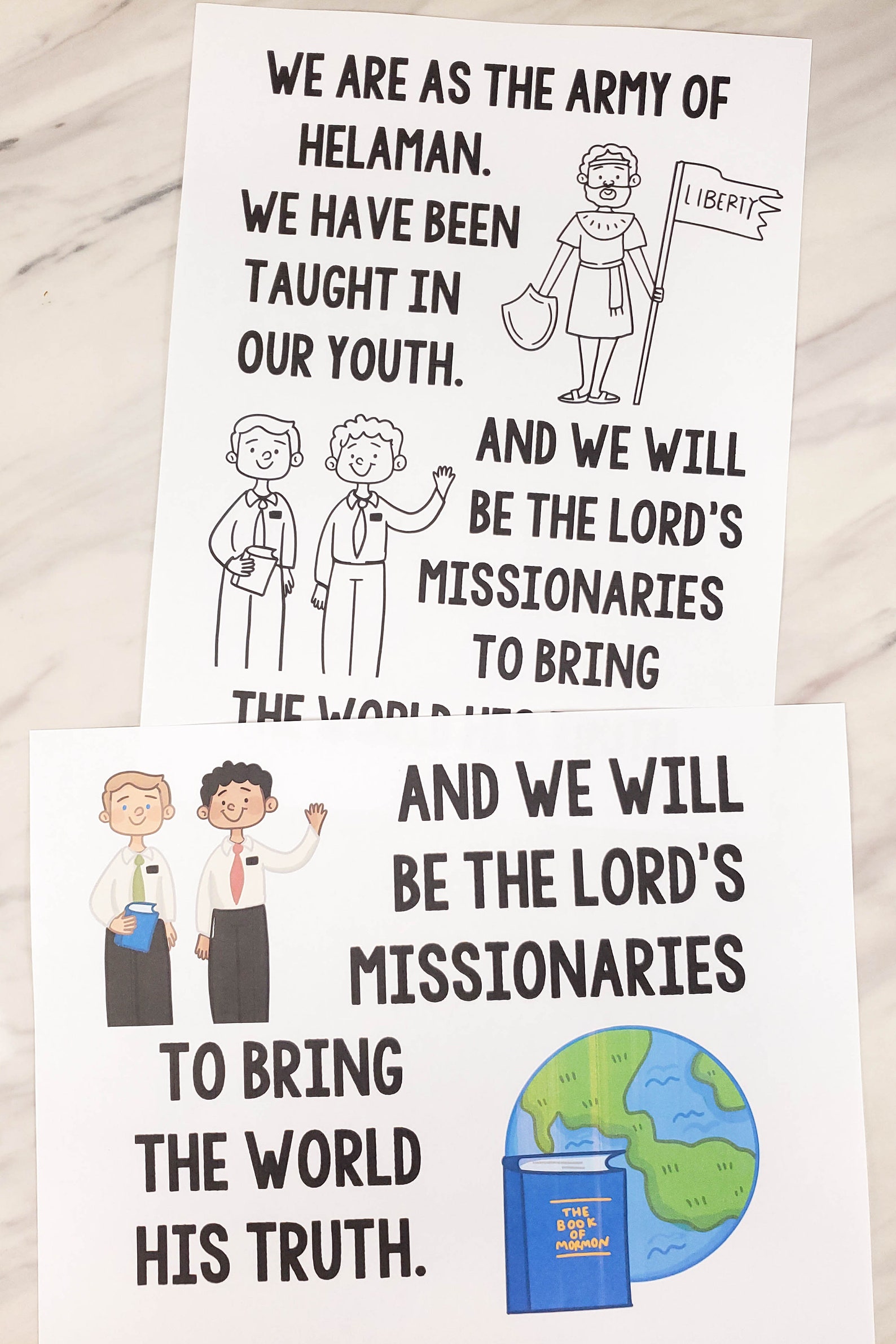 We'll Bring the World His Truth Singing Time Packet 7 Teaching Ideas ...