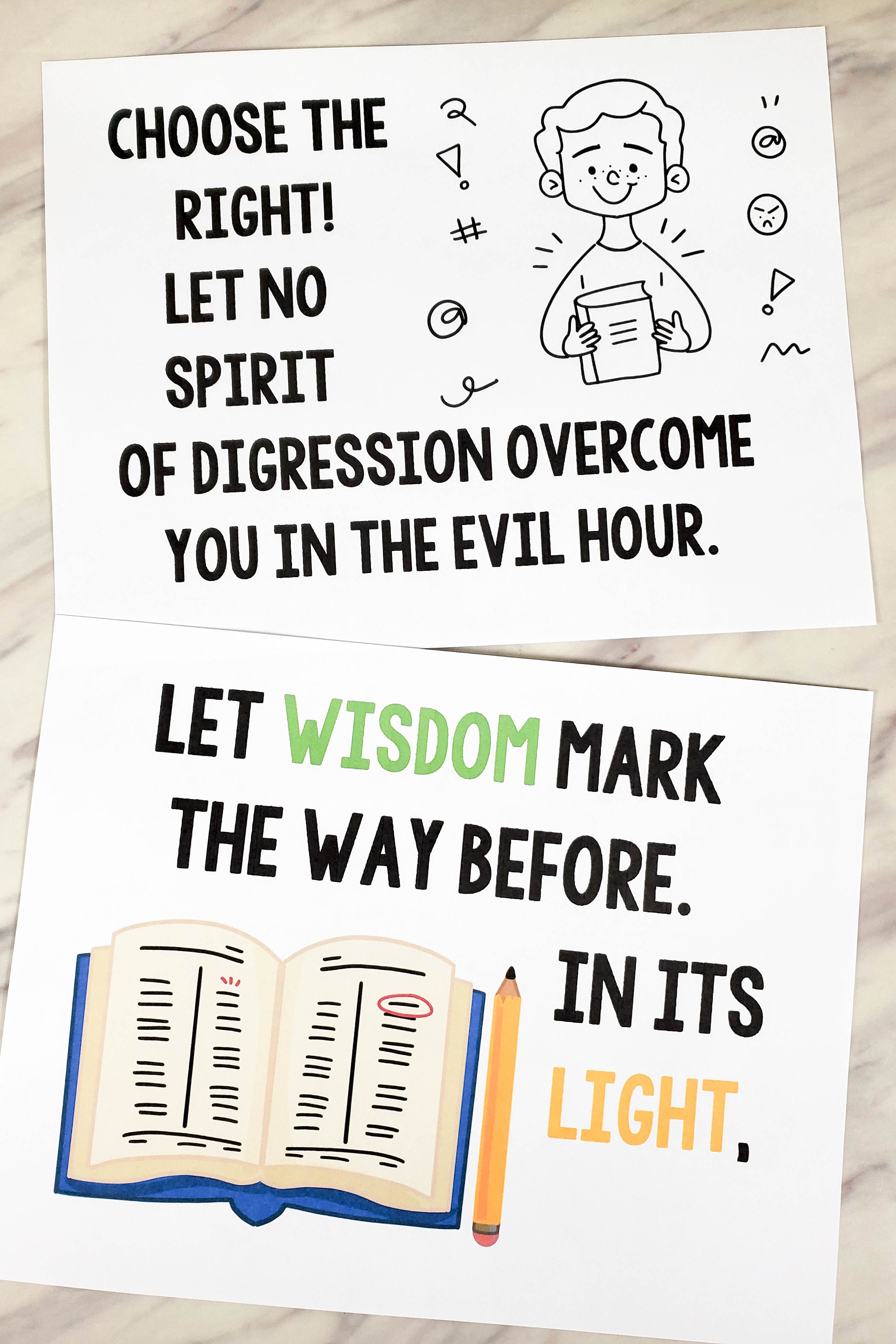 Choose the Right Flip Chart & Visual Aids Singing Time Come Follow Me ...