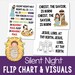Silent Night Flip Chart Visual Aids Singing Time Teach Primary Song ...