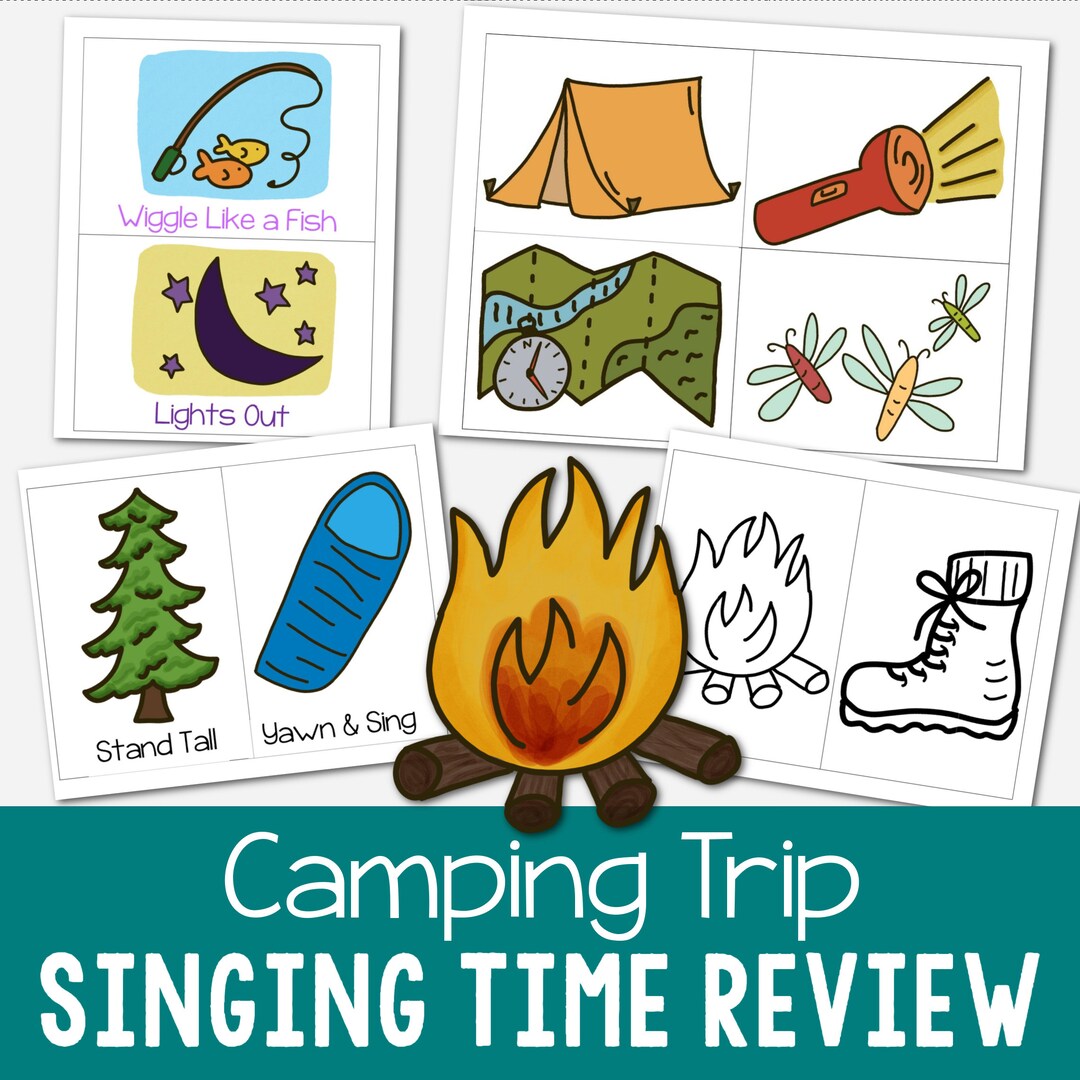 Camping Trip Review Game Summer or Father's Day Singing Time Ways to ...