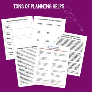 Book of Mormon Heroes Primary Program Script 2024 Outline Question ...