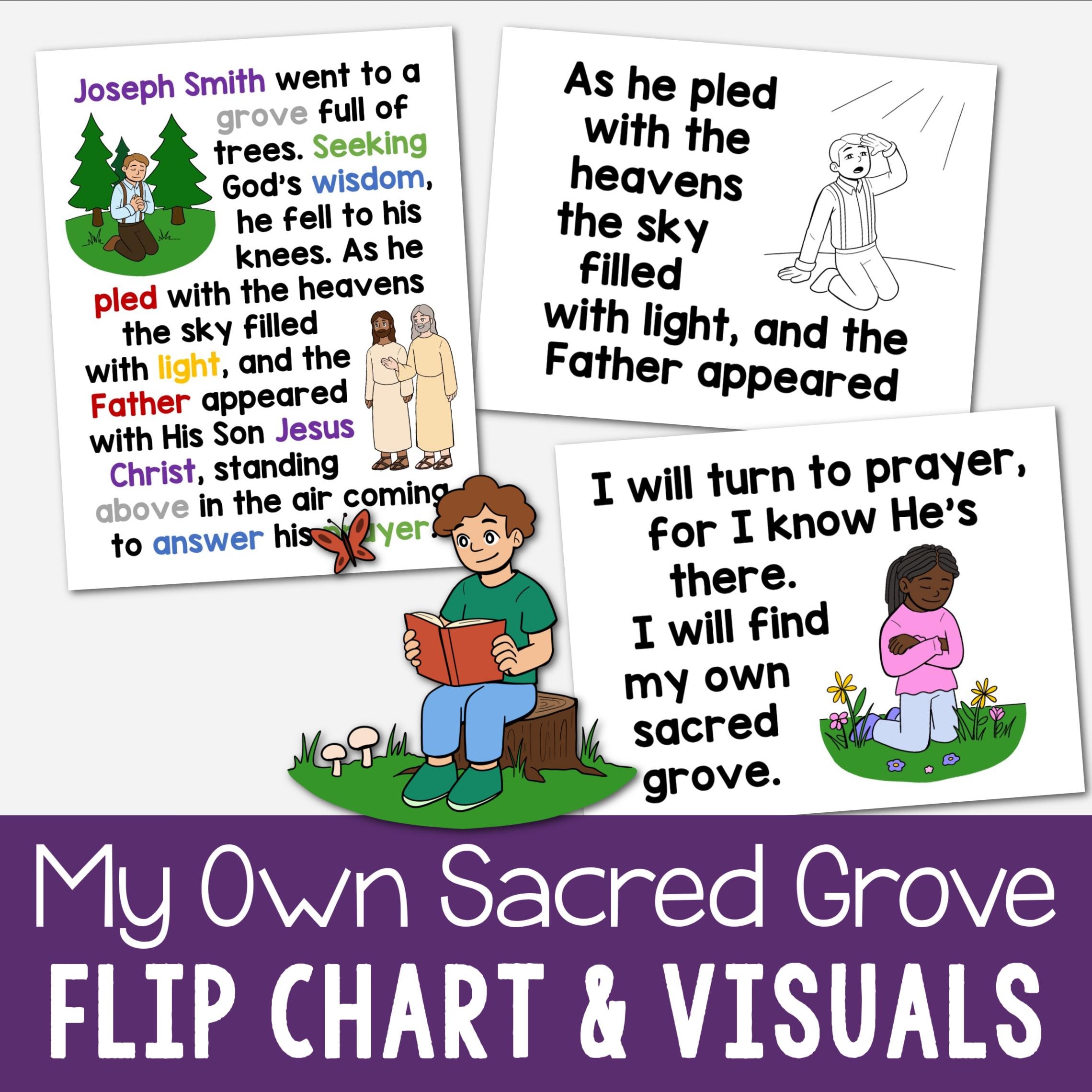 My Own Sacred Grove Flip Chart Visual Aids Singing Time Angie Killian ...