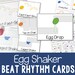 Egg Shaker Beat Rhythm Cards for Singing Time PDF Printable - Etsy