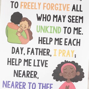 Help Me Dear Father Flip Chart & Visual Aids Singing Time Come Follow ...