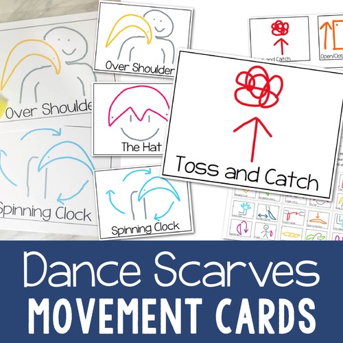 Fall Movement Cards Printable Action Flashcards for Kids - Etsy