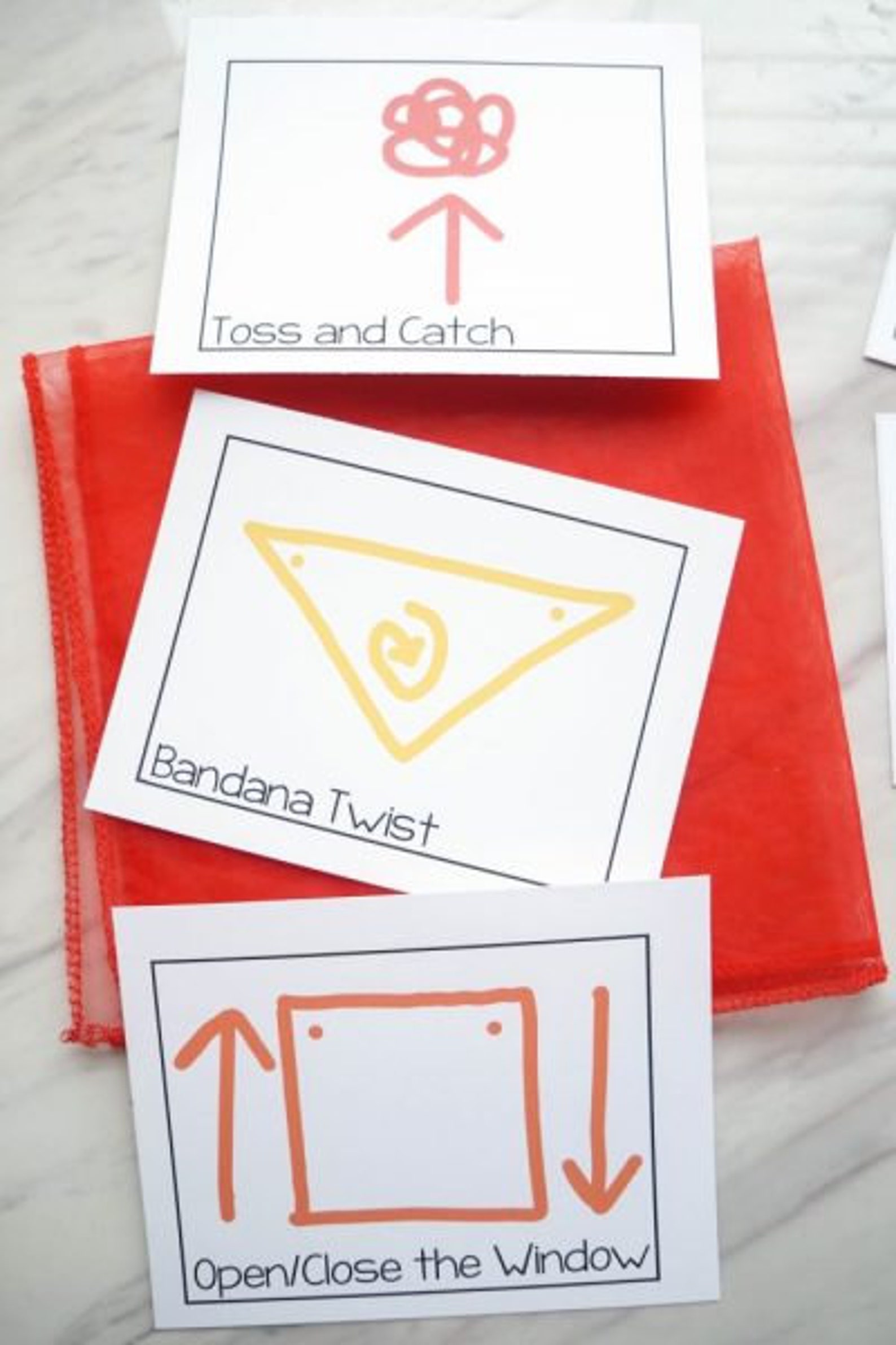 Dance Scarves Movement Cards for Singing Time PDF Printable - Etsy