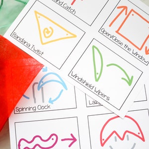 Dance Scarves Movement Cards for Singing Time PDF Printable Cards LDS ...