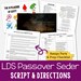 LDS Passover Seder Script - Full Script With Assignable Parts and ...