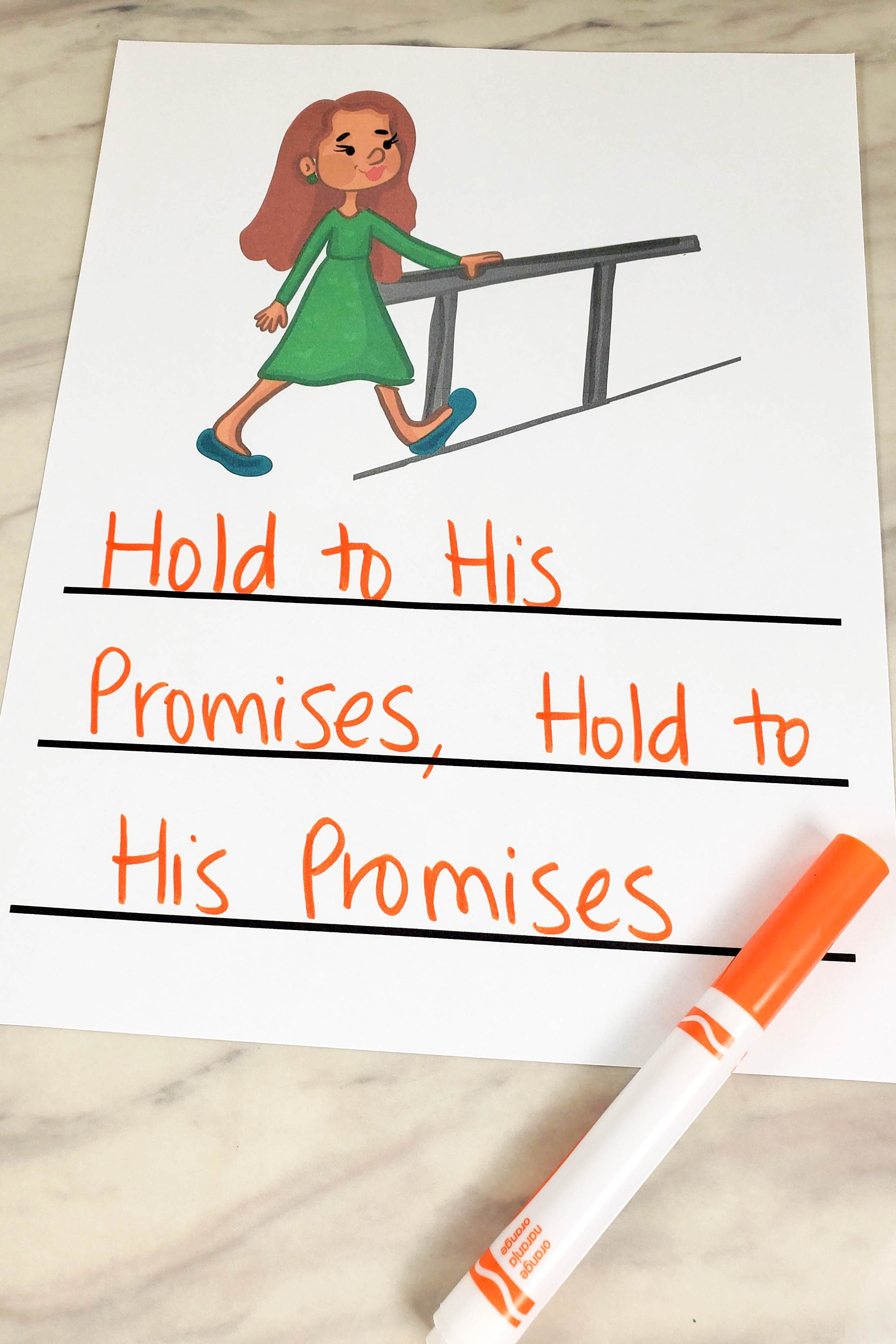 Keep the Commandments Flip Chart Visual Aids for LDS Primary Music Leader Song Helps Slideshow ...