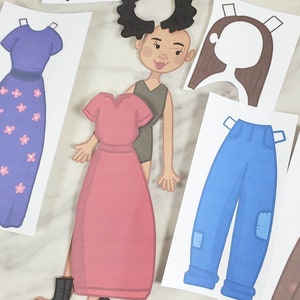 Mother's Day Make a Mom Paper Dolls | Printable Primary Singing Time ...