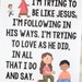 I'm Trying to Be Like Jesus Flip Chart & Visual Aids Singing Time ...