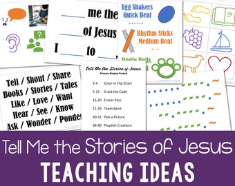 Tell Me the Stories of Jesus Singing Time Packet LDS 2023 - Etsy