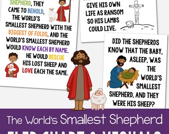 Picture a Christmas Flip Chart Visual Aids Printable Lyrics PDF ...